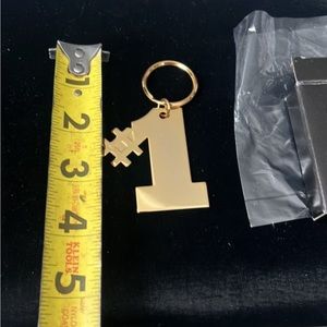 Other | Brand New Number 1 Brass Key Chain | Poshmark